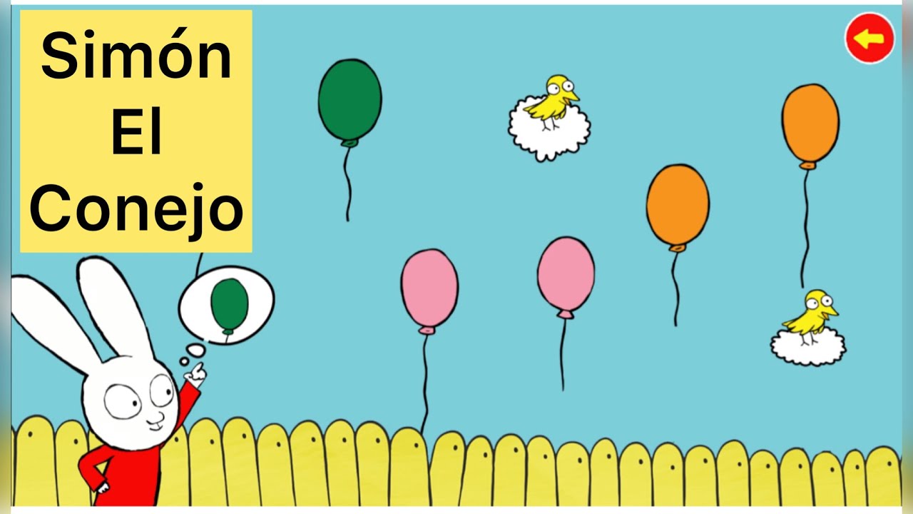 Simón el conejo(español)*Aprende con Simon*Los mejores juegos para ...