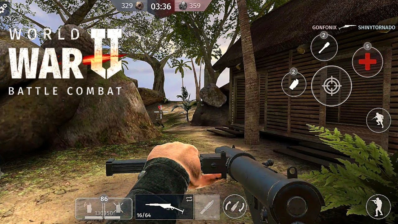 [FR] World War 2 - Battle Combat FPS Gameplay (Android/IOS) - YouTube