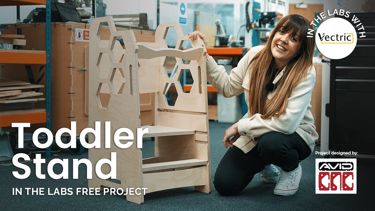 Making a Toddler Stand | In The Labs with Vectric | Vectric FREE CNC ...