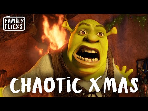 Christmas Being CHAOS | Shrek The Halls (2007) | Family Flicks