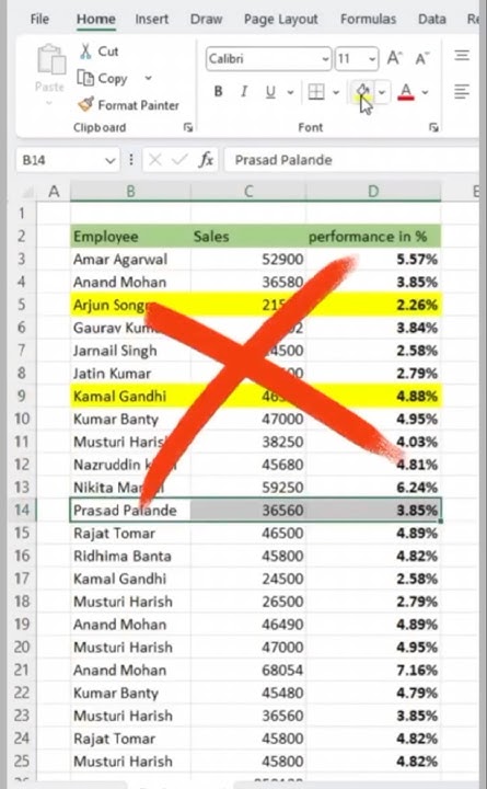 How To Highlight Crusher Row, Cell Or Columns Automatically ll Advance Excel ll Hind Technical ...