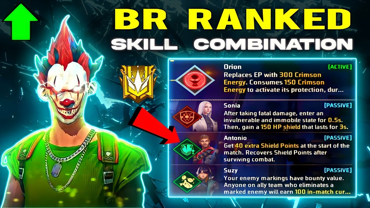 BR-ranked new skill combination 2023 | Best character combination in ...