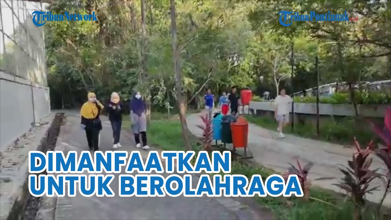 Ramainya Jogging Track Taman Digulis Pontianak - YouTube