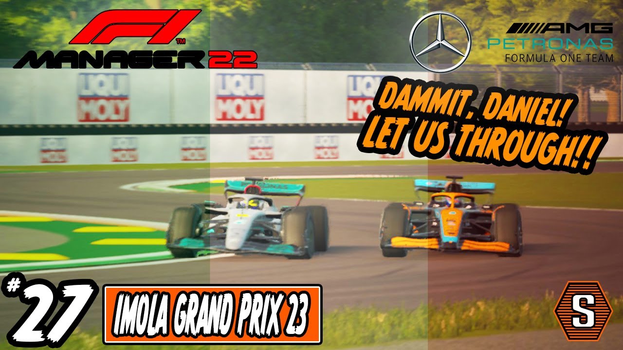 F1 Manager 2022 (Mercedes) - Episode 27 - Dammit, Daniel [Imola 23 ...