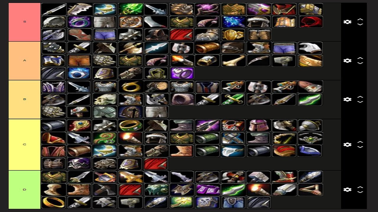 I tiered all 154 Dungeon Blue BoE's - YouTube