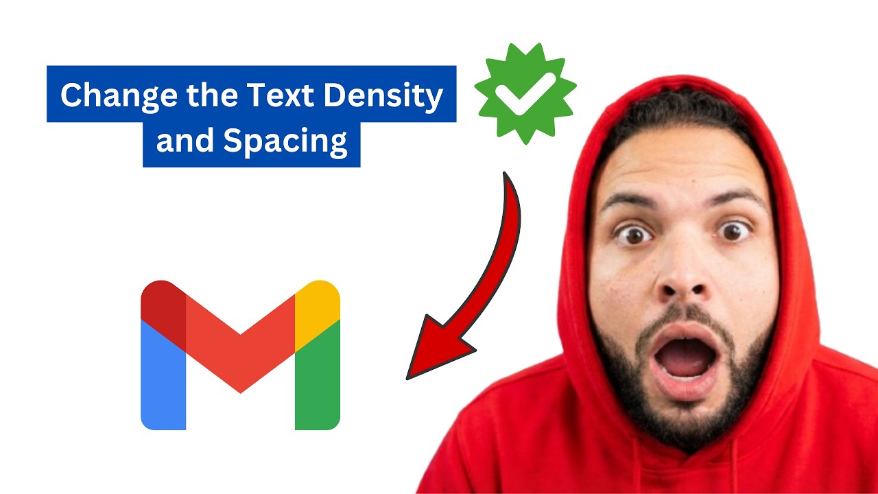 How to Change the Text Density and Spacing in Gmail - YouTube