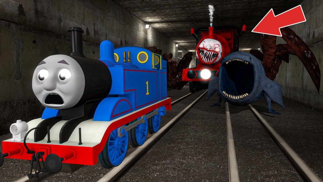 Building a Thomas Train Chased By Color Cursed Thomas and Friends in ...