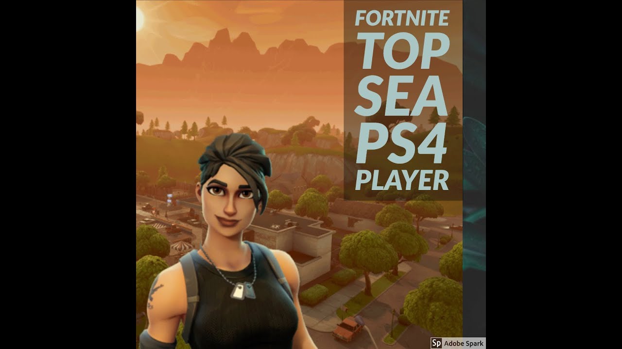 Fortnite SEA server PS4. Top Player in SEA - YouTube