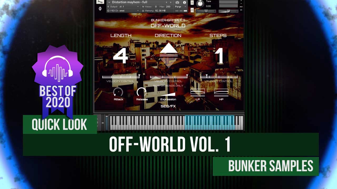 Quick Look: Off World Volume 1 by Bunker Samples - YouTube