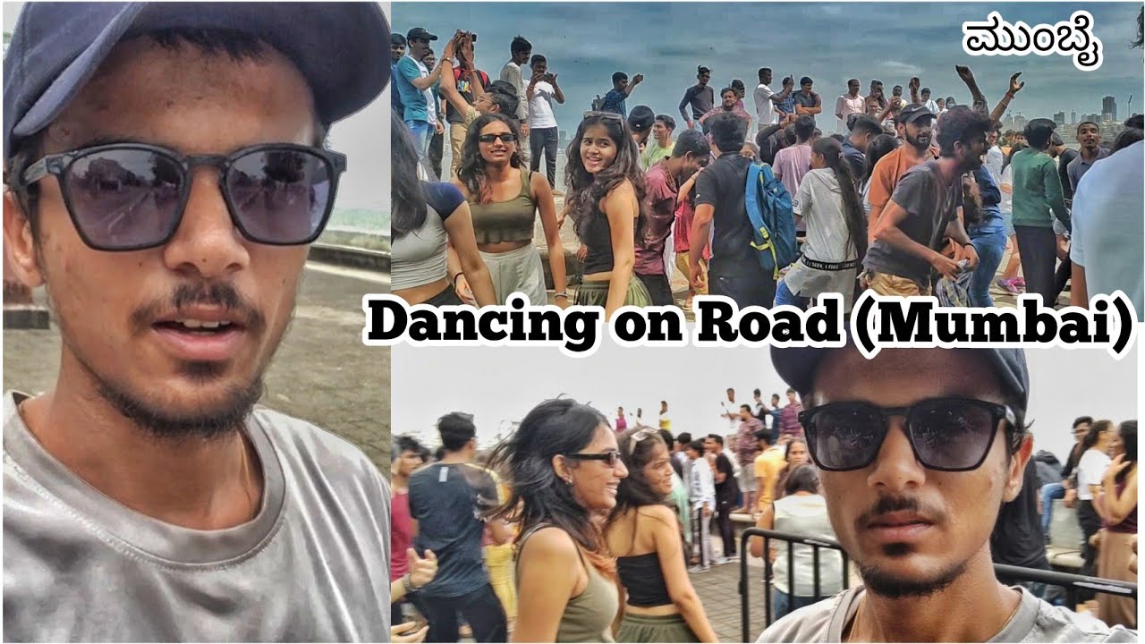Sunday streets Marine Drive 🔥| Dancing with Strangers ಮುಂಬೈ # ...