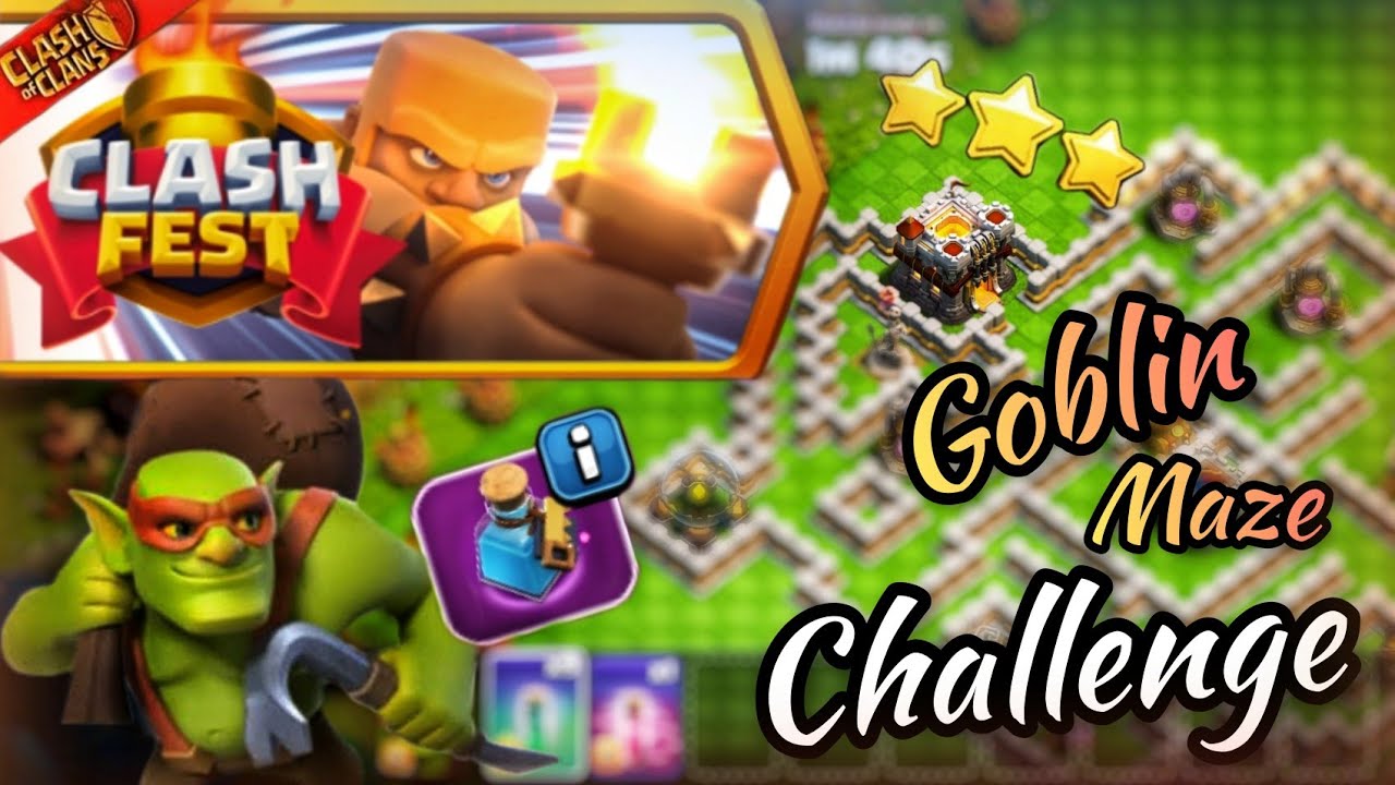 Get 3 star - The Goblin Maze Challenge Easily | Clash of Clans! - YouTube