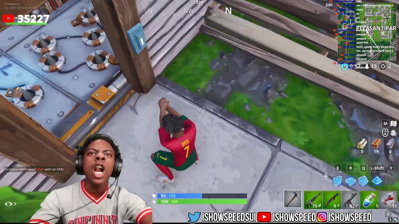 IShowSpeed Plays OG Fortnite With His Own Skin (FULL VIDEO) - YouTube