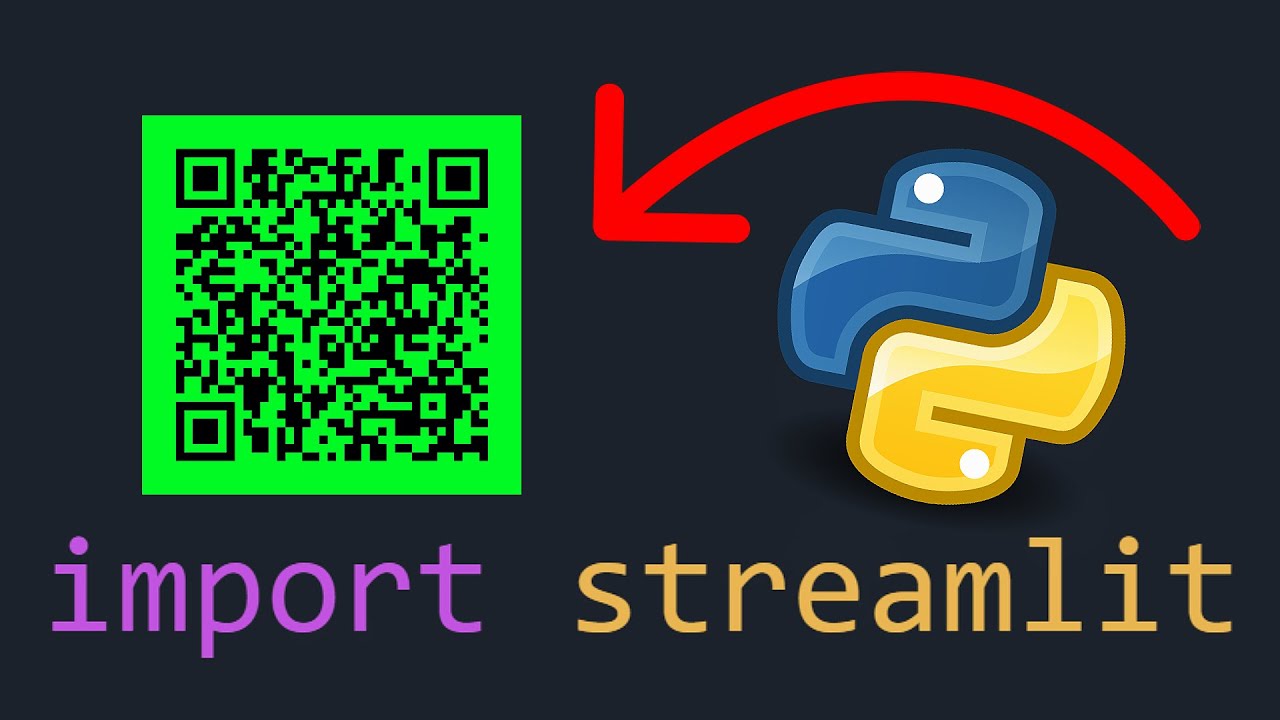 Python Web Development: Create a QR Code Generator App with Streamlit - YouTube