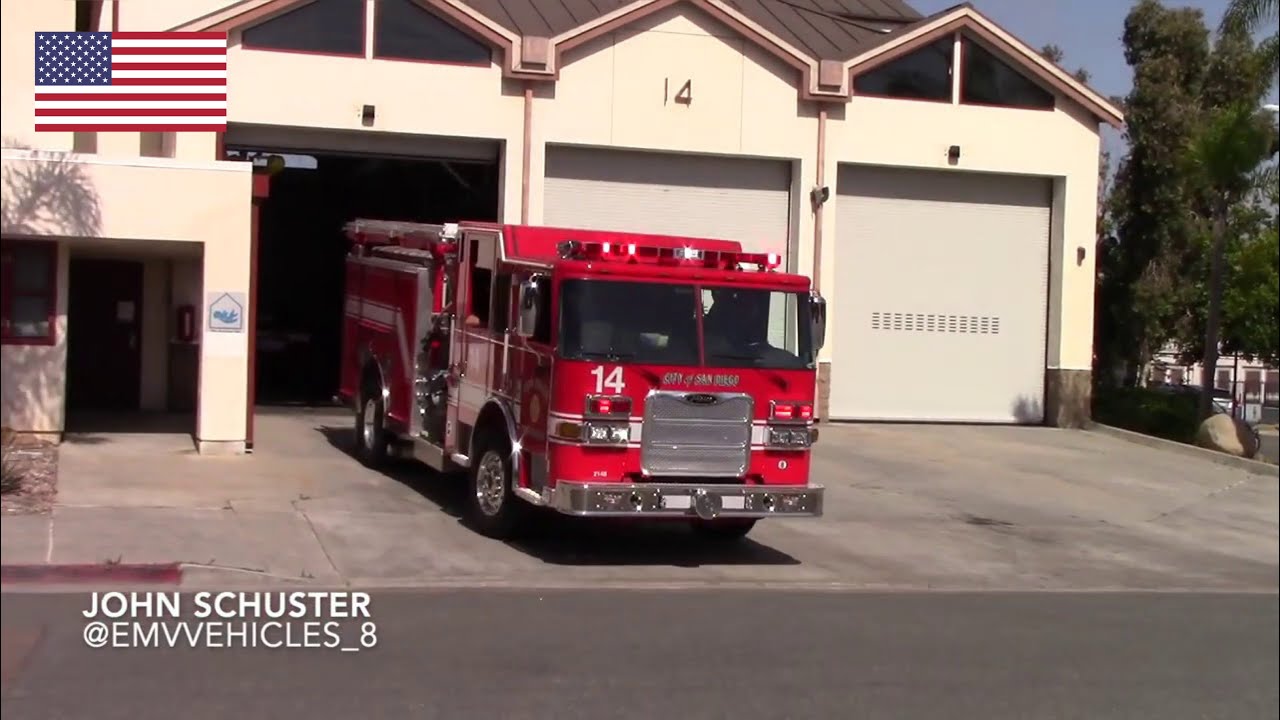 NEW Engine 14 - San Diego Fire-Rescue Dept. - YouTube