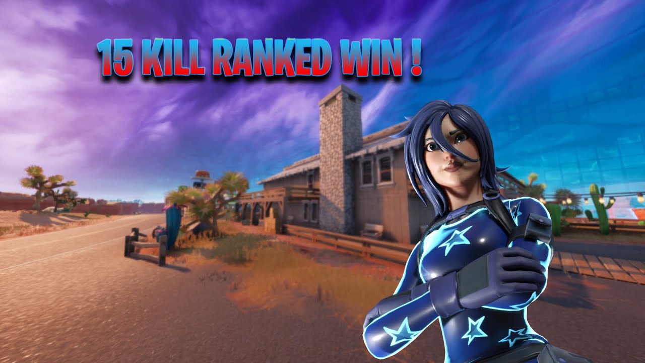 FORTNITE 15 KILL SOLO RANKED WIN! - YouTube