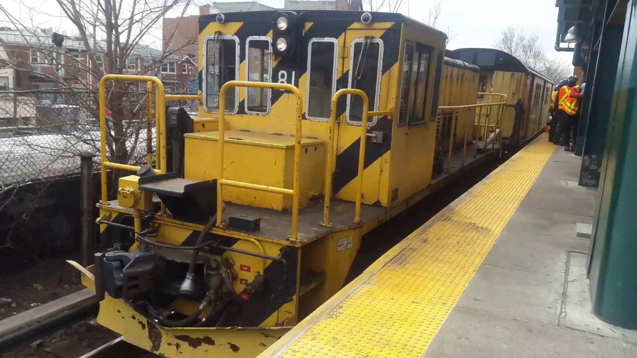 MTA Work Train & Subway Action at Kings Highway PART 2 - YouTube
