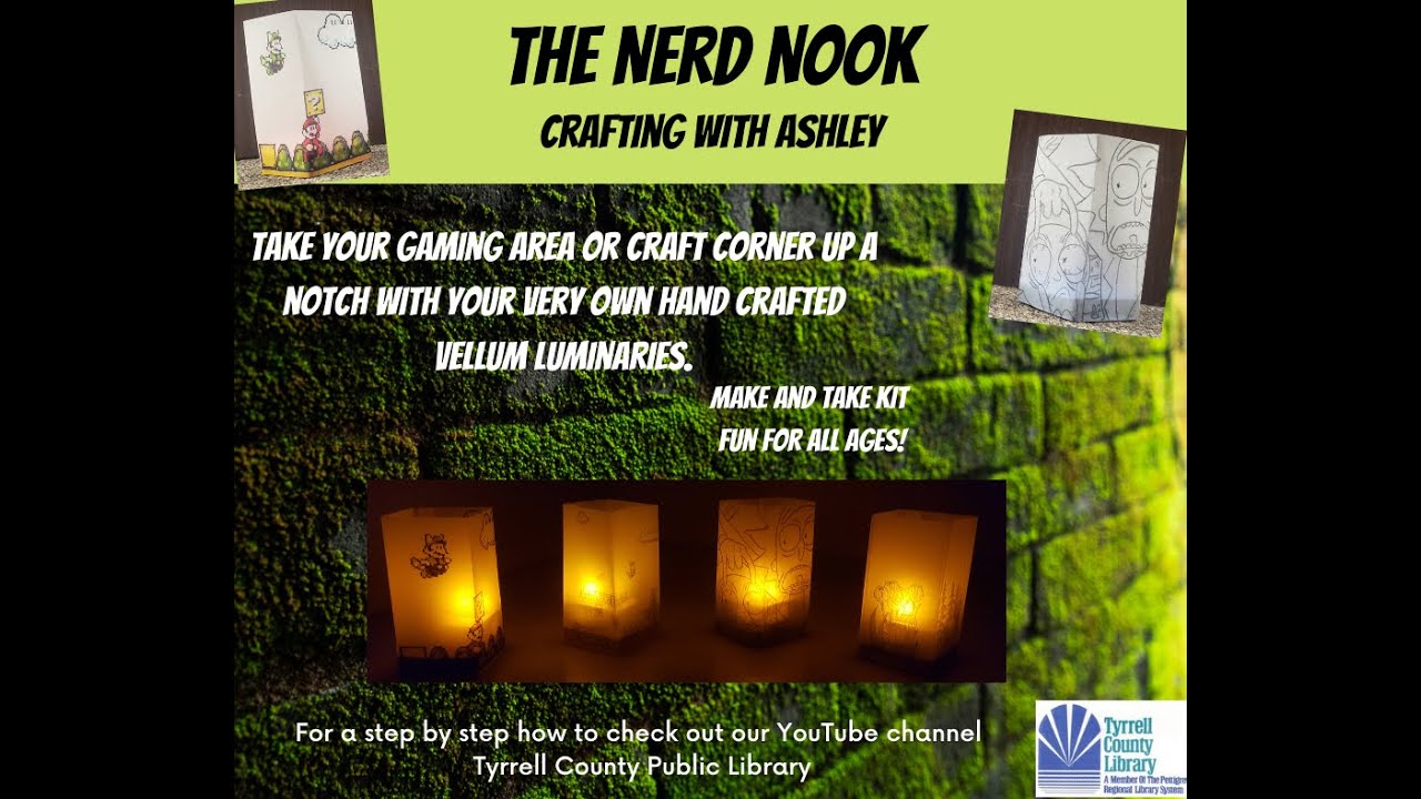 The Nerd Nook: Vellum Luminaries - YouTube