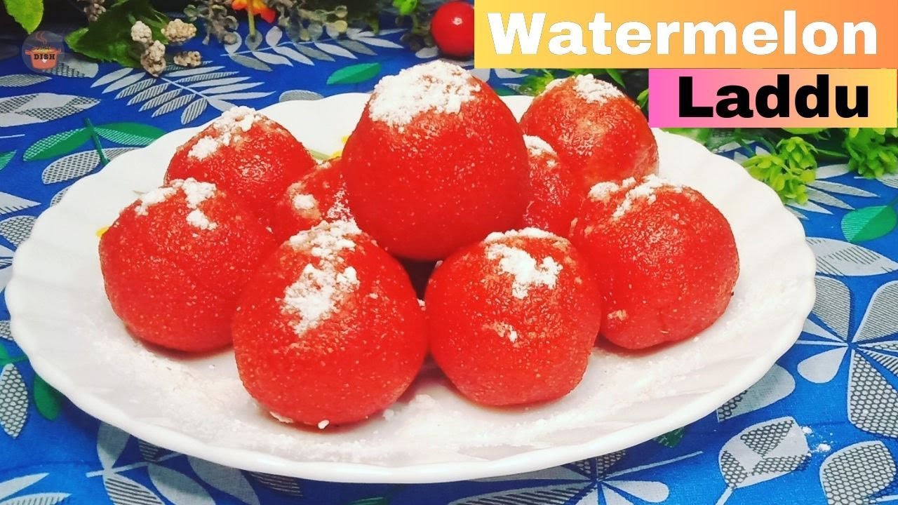 Watermelon Laddu !Sweet Recipe!মুখে দিলেই মিলিয়ে যাবে !Tradi Dish ...
