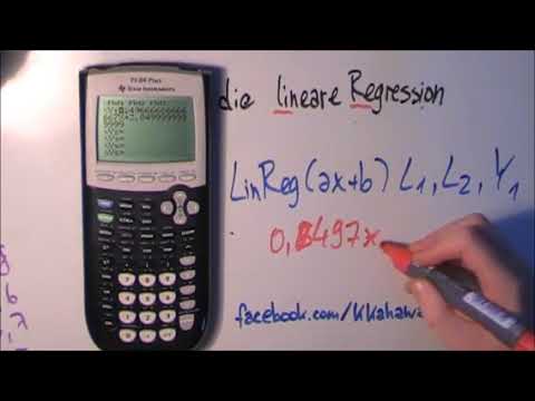Lineare Regression LinReg II - YouTube