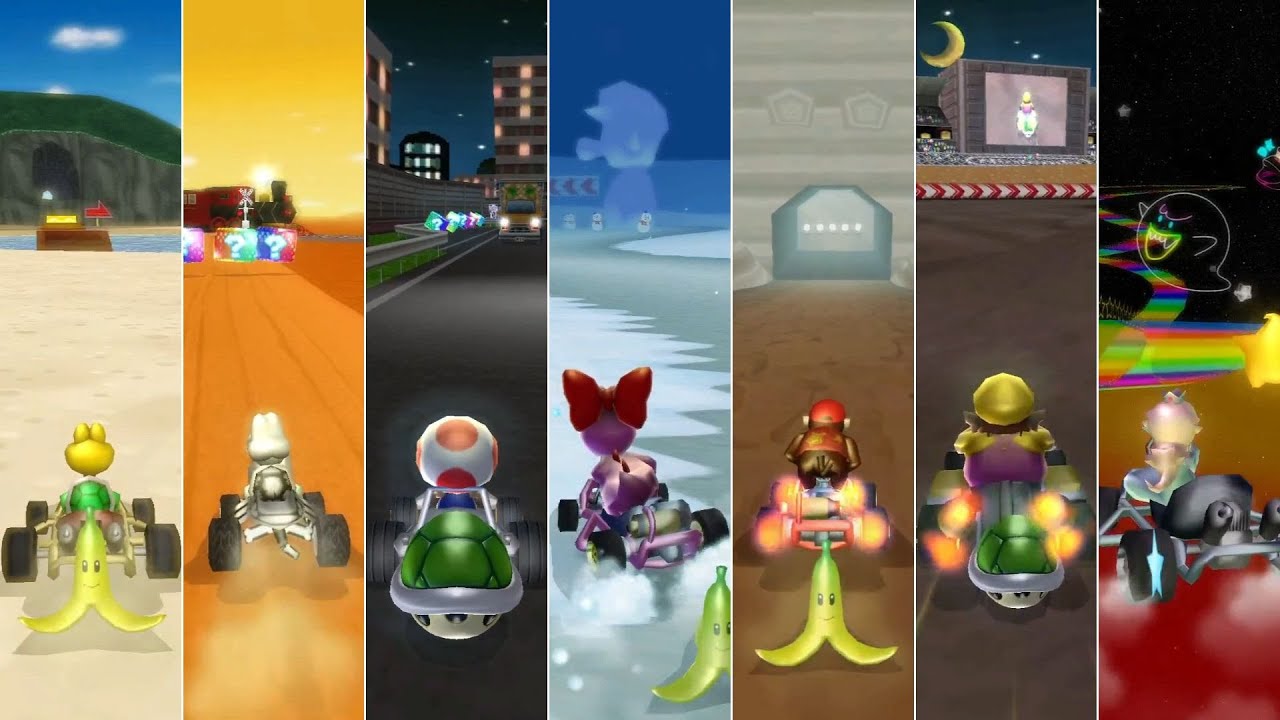 If All Mario Kart 64 Courses Were In Mario Kart Wii - YouTube