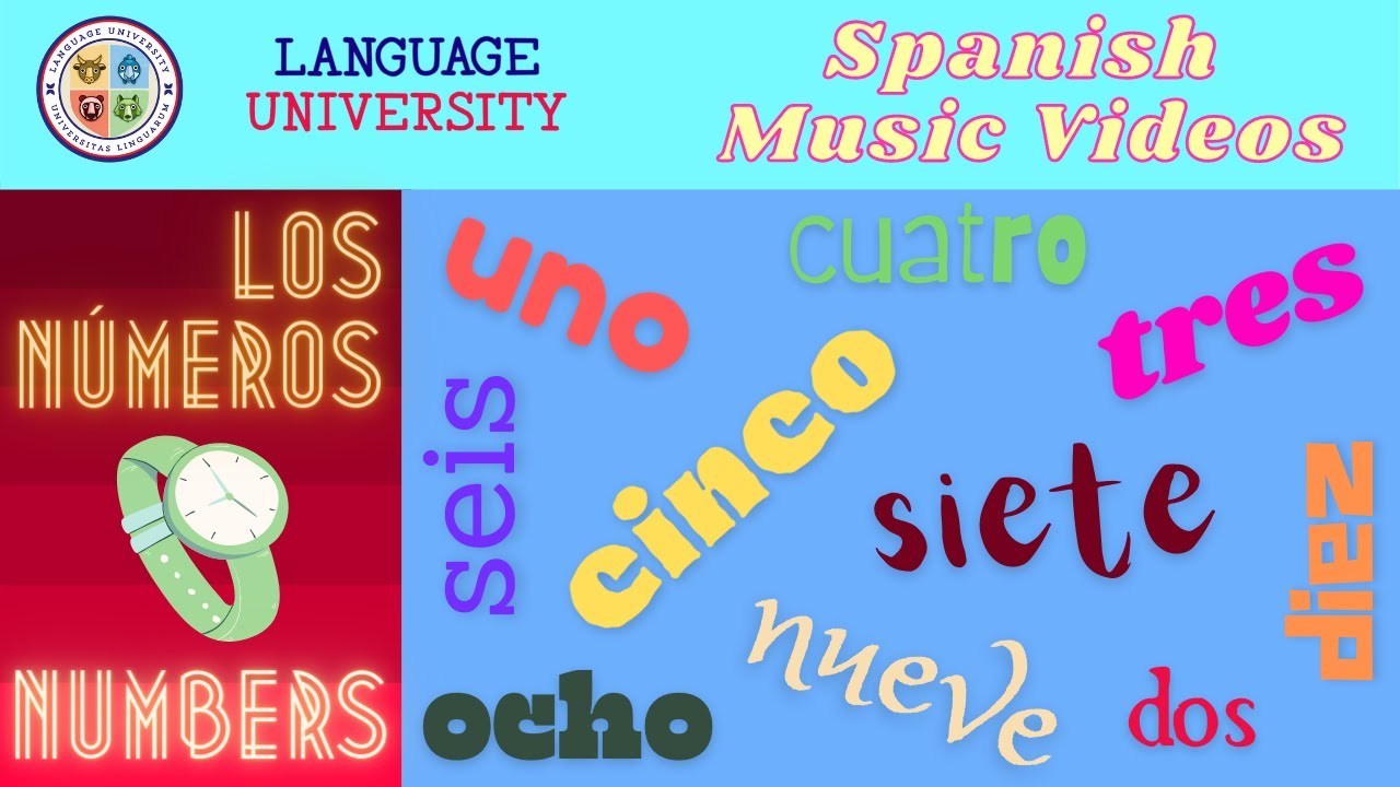 Numbers (Los números) | Spanish Music Video - YouTube