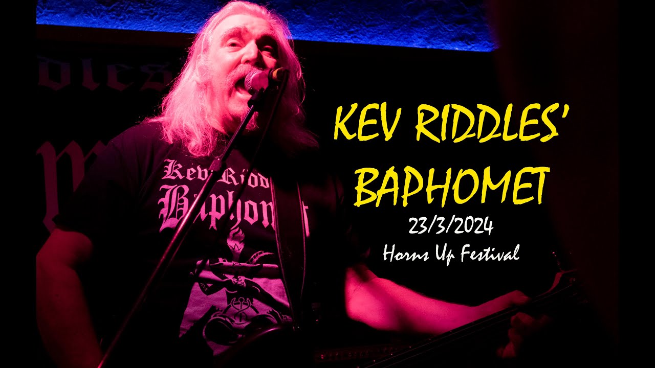KEV RIDDLES’ BAPHOMET – angel witch @Horns Up Festival (Trikala, Greece ...