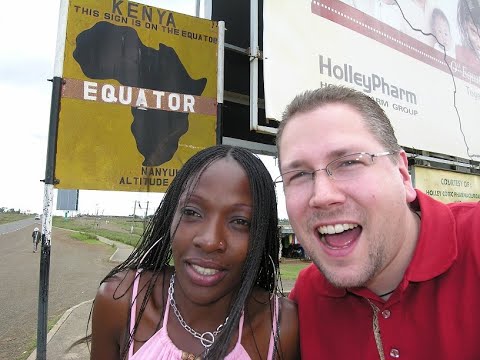 Equator in Kenya Africa. Latitude 0°00'00'' Serena Sweetwaters Tented ...