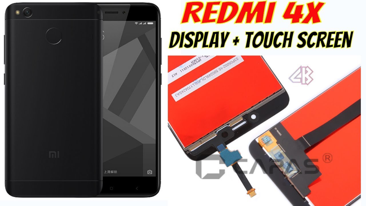 Xiaomi Redmi 4X LCD Display replacement with Frame Screen Touch Panel ...