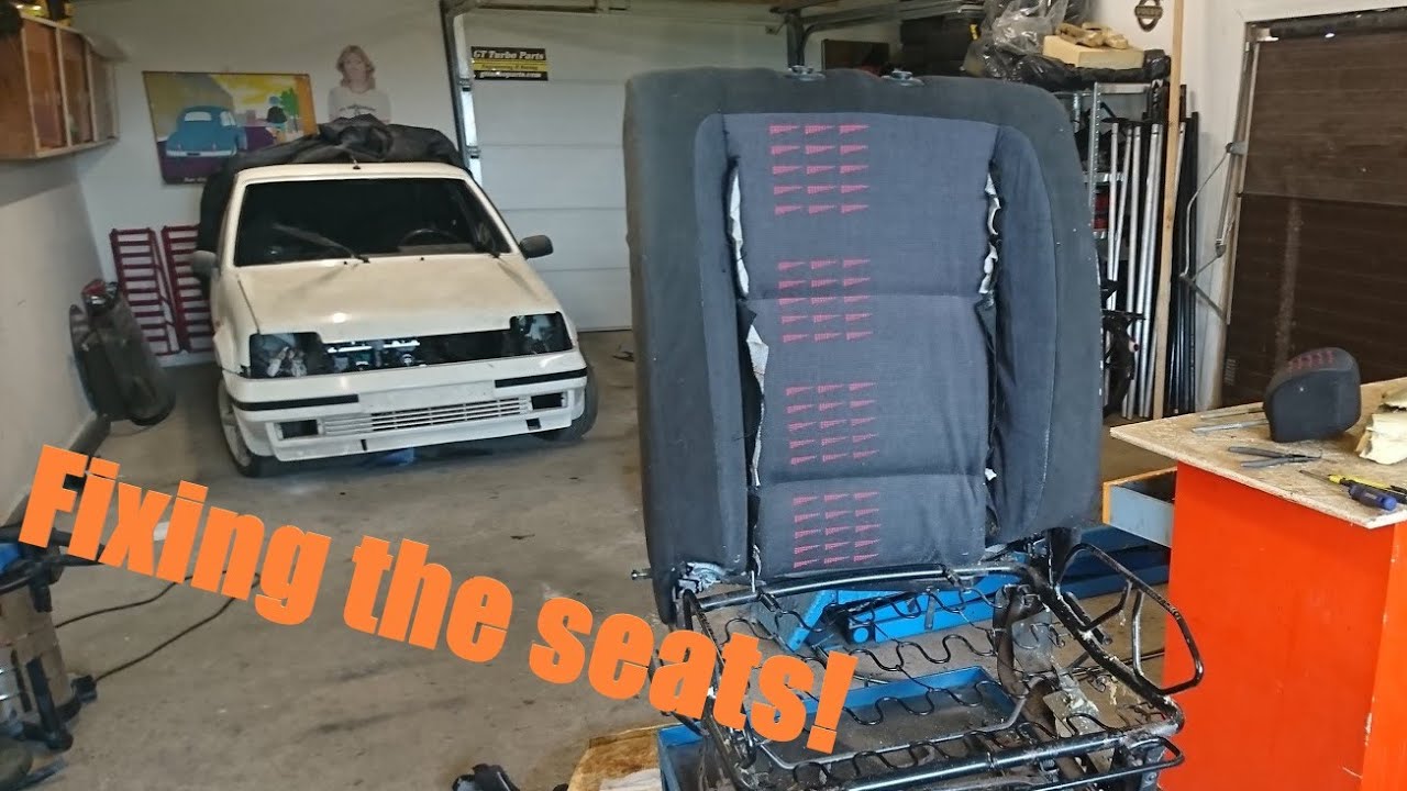 Renault 5 GT TURBO- Seat restoration - YouTube