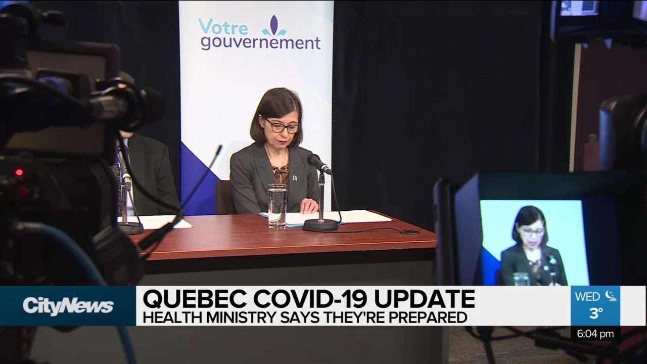 Quebec health minister says to be prepared for COVID-19 - YouTube