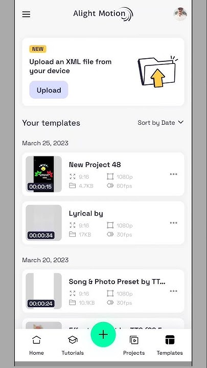 how to import XML file on original alight motion | alight motion me XML add kaise karen - YouTube