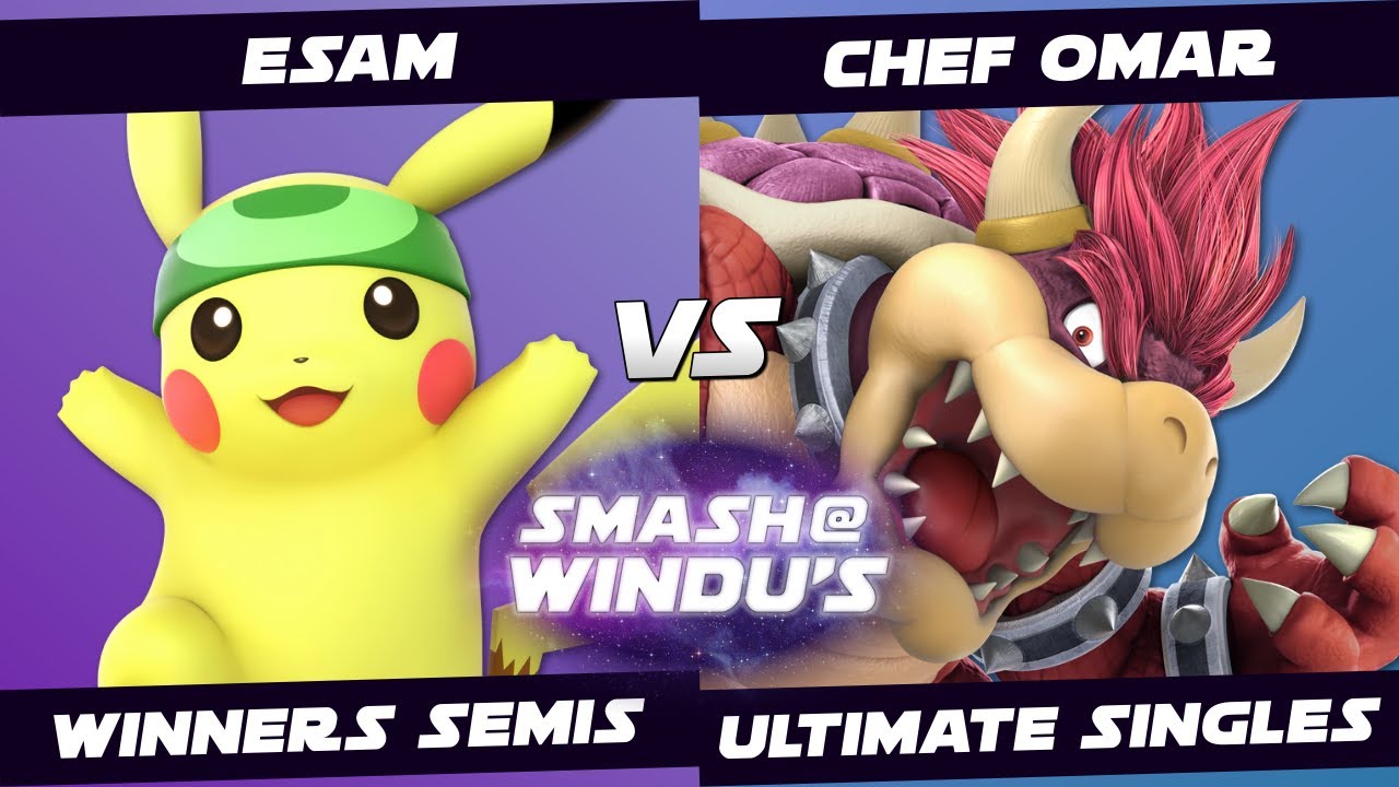 ESAM (Pikachu) vs Chef Omar (Bowser) - Smash @ Windu's 113 - Winners ...