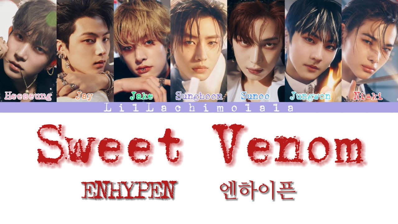 ENHYPEN “Sweet Venom” Colour Coded Lyrics (Romanized) - YouTube