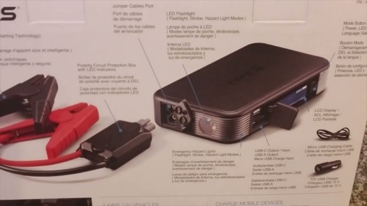 UNBOXING: TYPE S 12V 6.0L Battery Jump Starter and Power Bank - YouTube