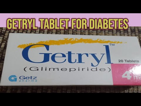 Getryl tablet / Glimepiride for diabetes/ review of uses, dose & side ...
