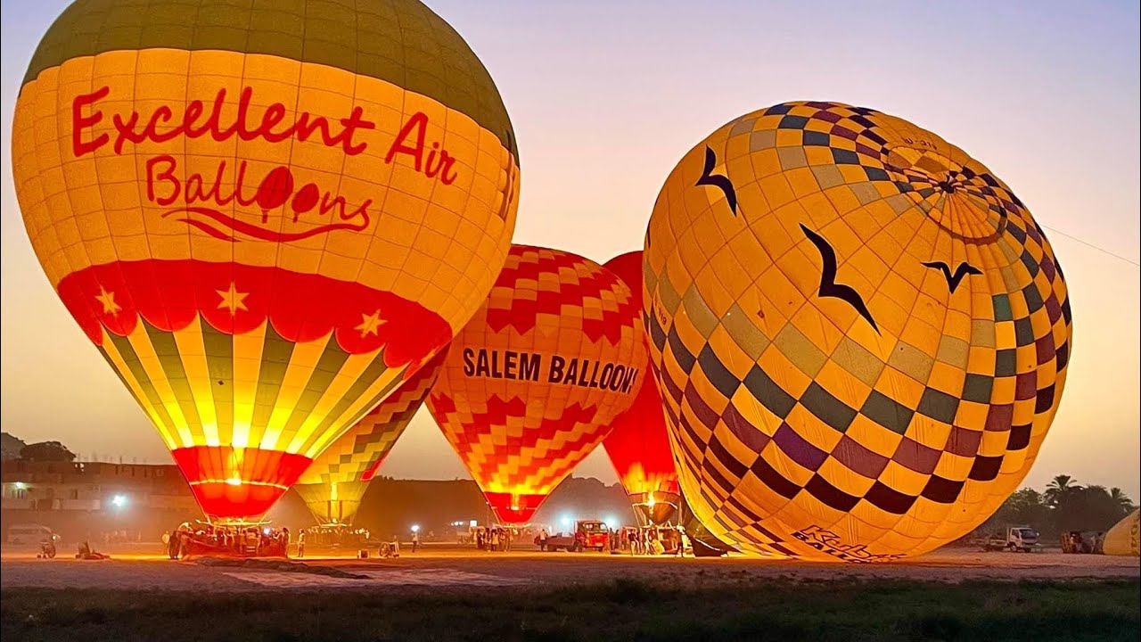 Hot Air Balloon over Valley of the Kings! 🇪🇬 - YouTube