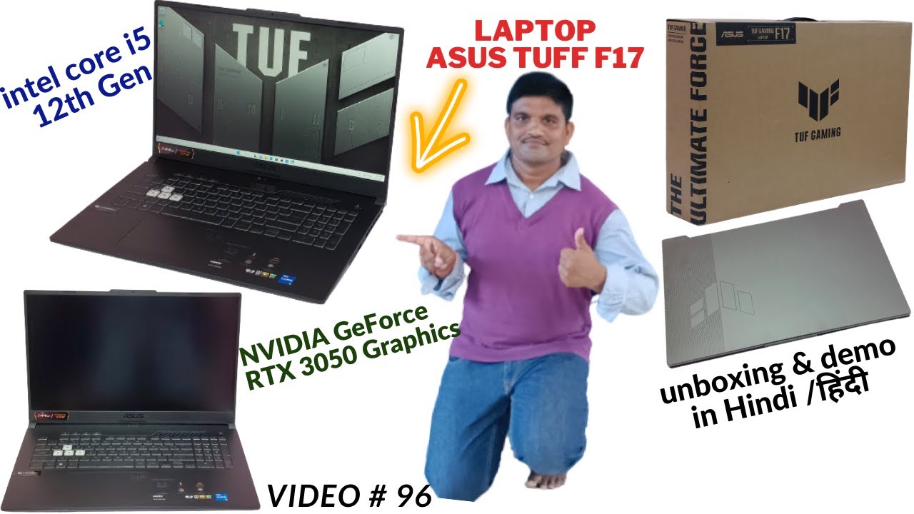 LAPTOP ASUS TUFF GAMING F17 CORE i5 12th Gen 4GB NVIDIA RTX 3050 16GB ...