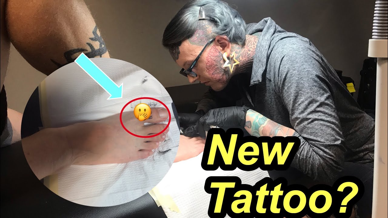 He got the craziest tattoo ever *you’ll never believe it* - YouTube