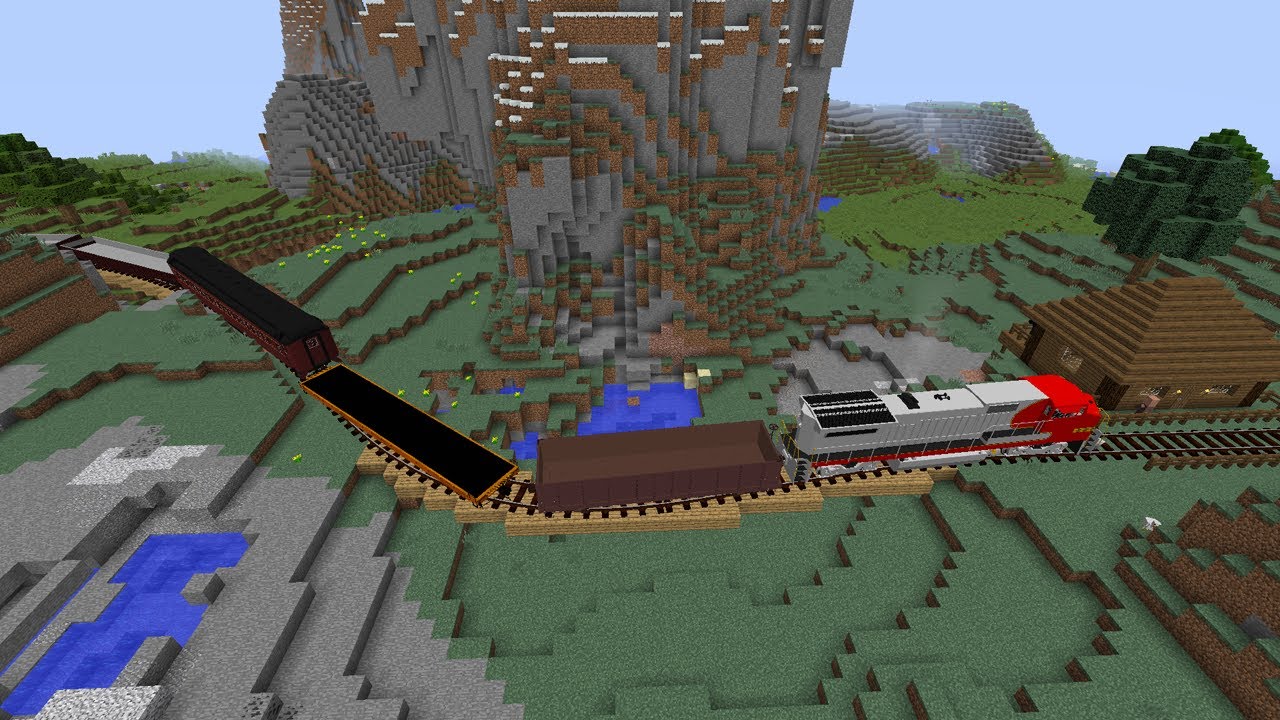 Minecraft Immersive Railroading Train Ride 4 - YouTube