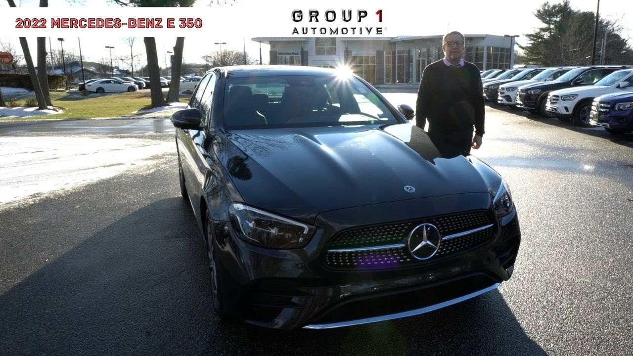 2022 Mercedes-Benz E-Class E 350 Sedan | Video tour with Bob - YouTube