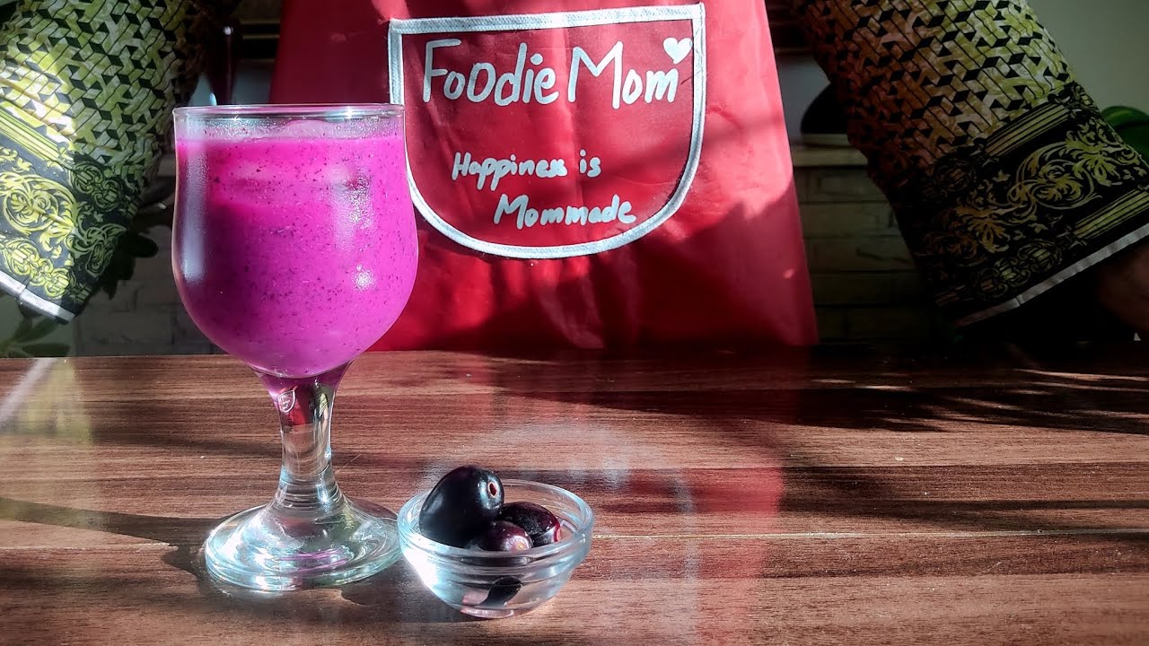 Jamun Juice Recipe | Jaman ka sharbat | Refreshing Java Plum Juice | FoOdie Mom - YouTube