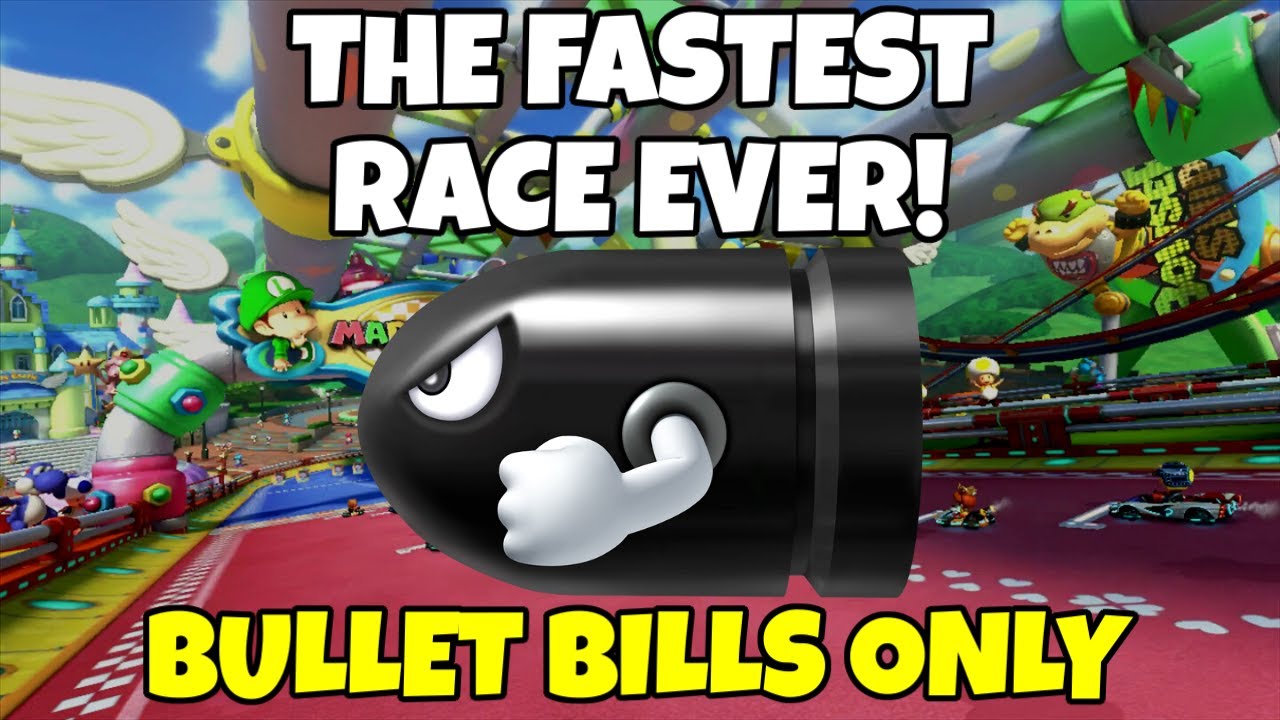 The Fastest Race Ever! Bullet Bills ONLY - Baby Park (Mario Kart 8 ...