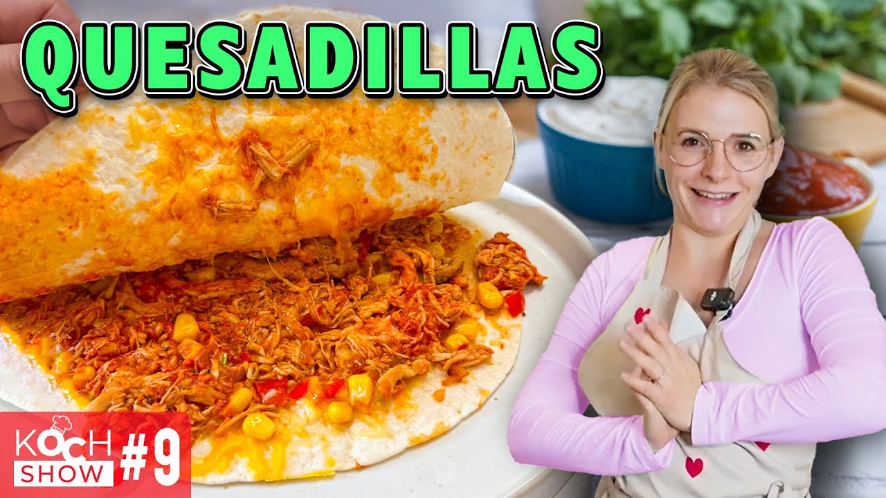 Heute kochen wir Quesadillas 🌮 | healthy_mandy & fitnessoskar Kochshow ...