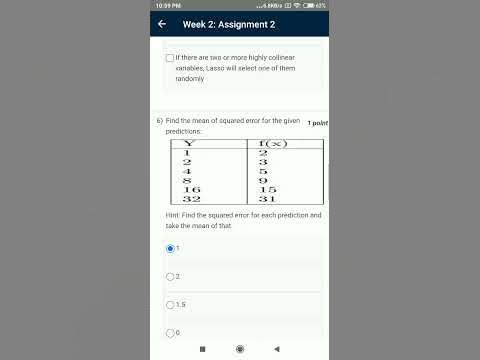 Introduction To Machine Learning Week 2 Assignment NPTEL 2023 - YouTube