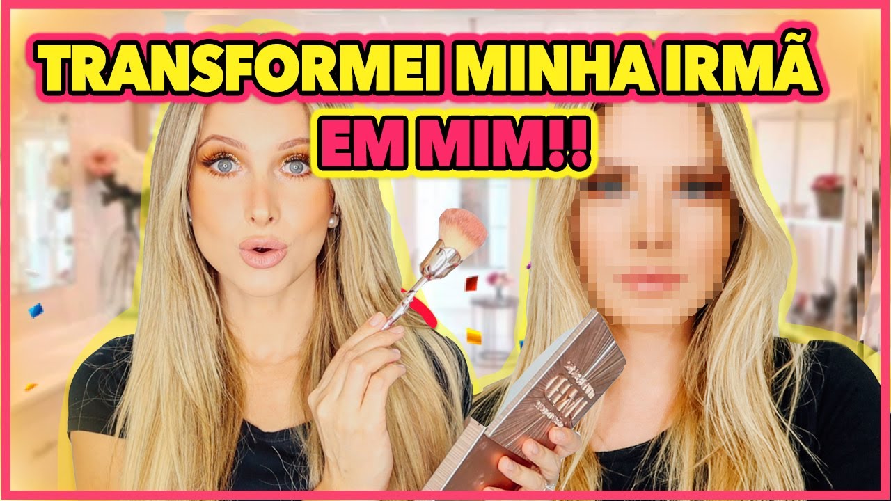 Transformei Minha IrmÃ Mais Nova Em Mim 😱 Youtube