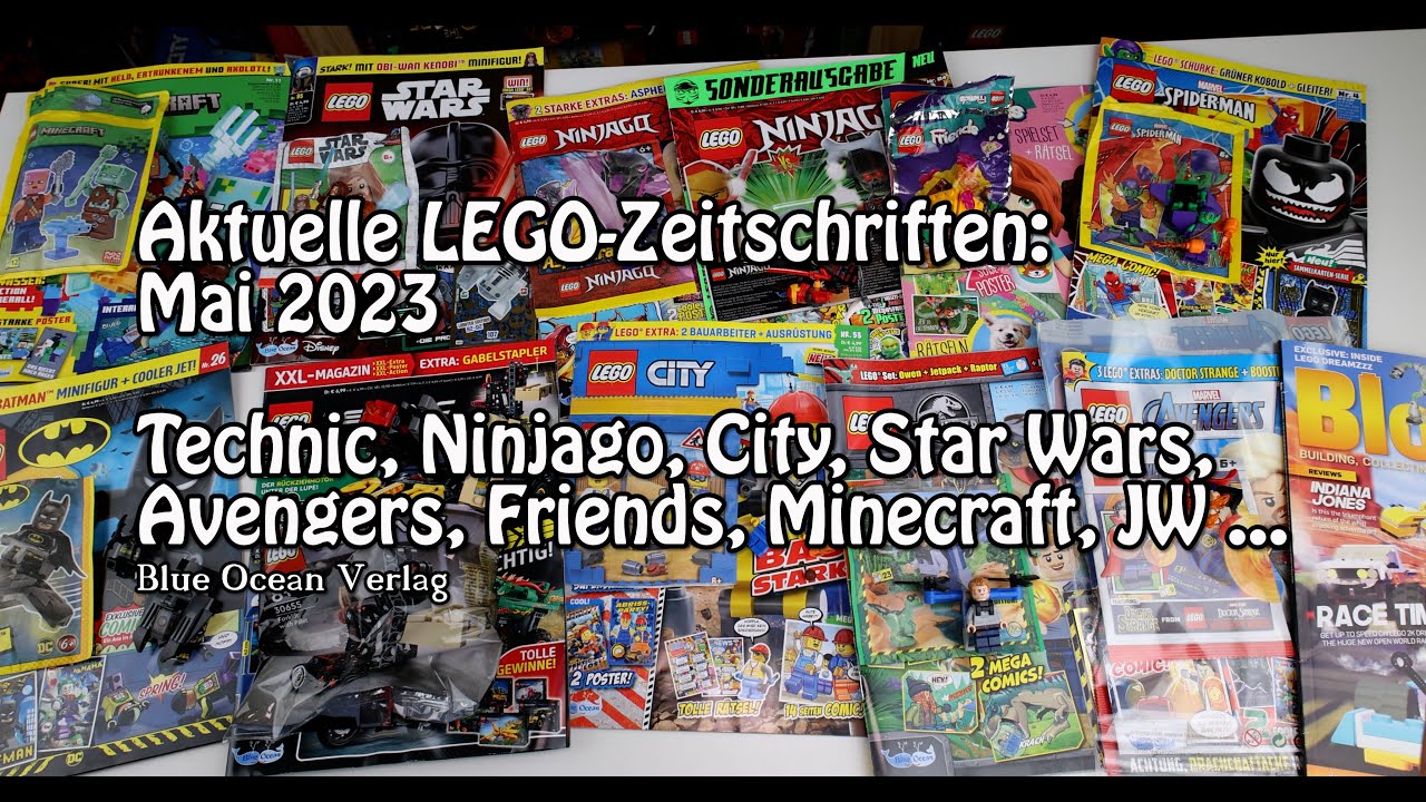 LEGO-Magazine Mai 2023 (Avengers, City, Star Wars, Ninjago, Minecraft ...