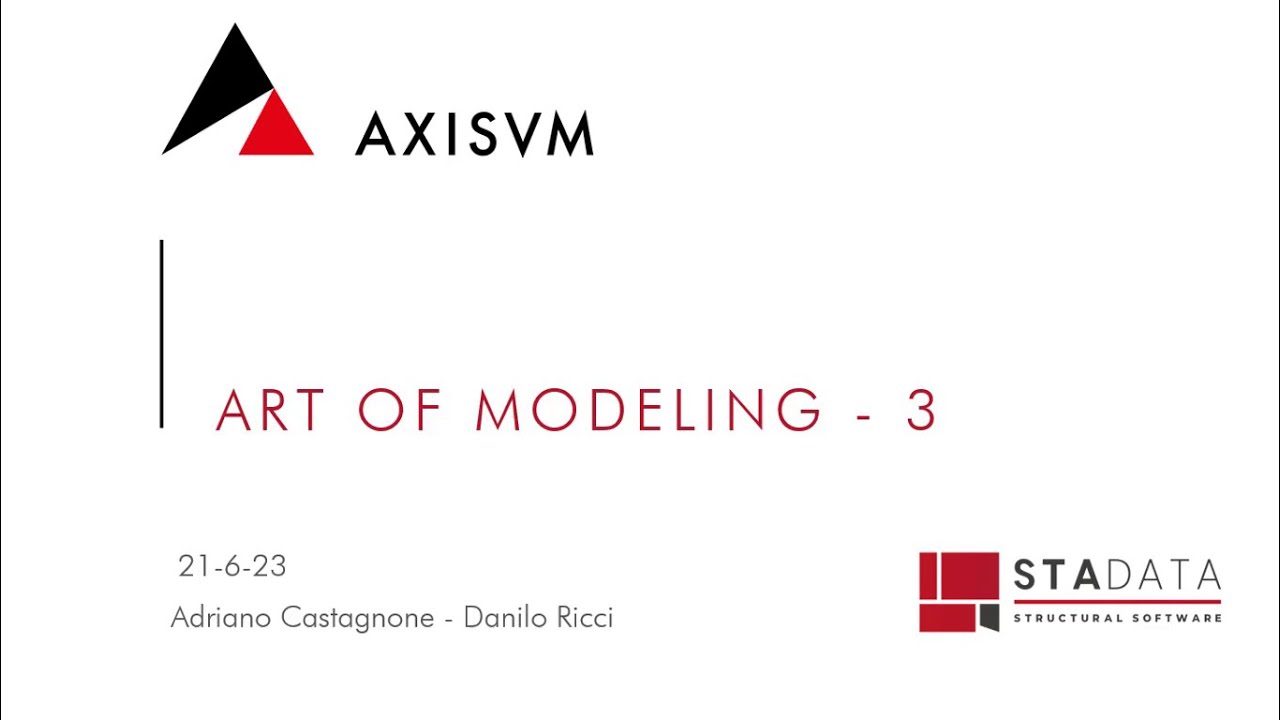 AXISVM X7: le nuove funzionalità - YouTube