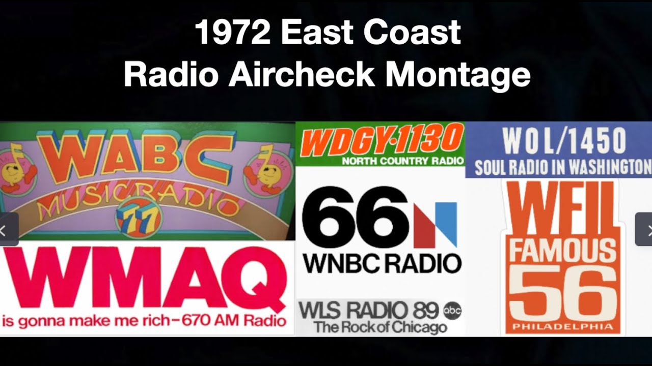 1972 Eastern USA Top 40 Radio Aircheck Montage - WABC WAKY WRC WBBF ...