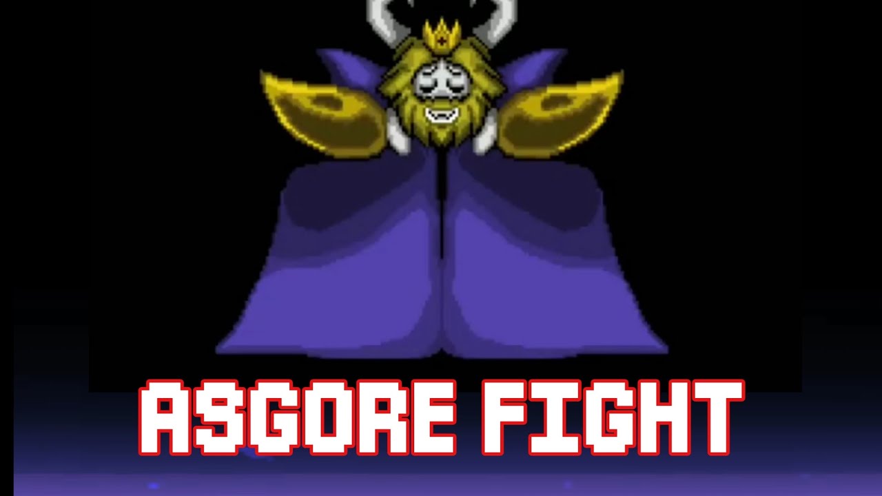 Undertale Asgore Boss Fight Gameplay - YouTube
