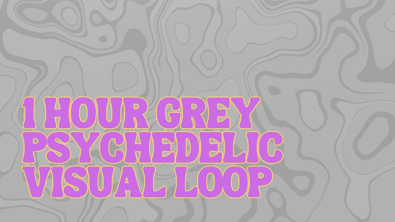 Grey Tranquil Background Video | Psychedelic VJ LOOP | 4K Abstract ...